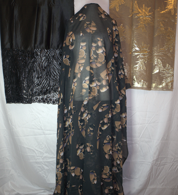 Somali Dirac Full Set – Black & Gold – Dirac fashion